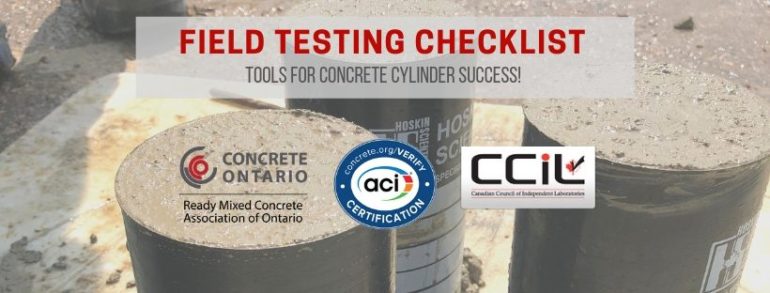 Field Testing Checklist User Guide - Concrete Ontario